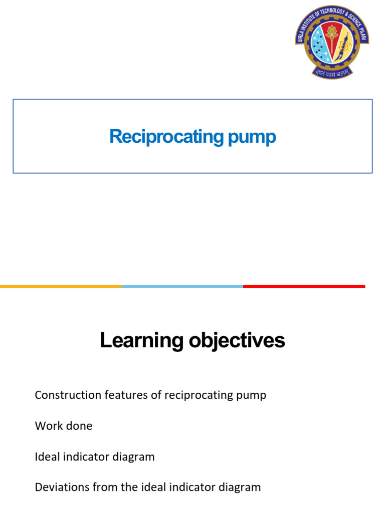 Indicator Diagram of Reciprocating Pump | PDF | Pump | Engineering