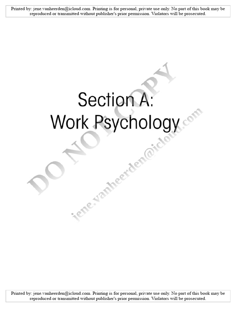 Wize Books - Industrial Psychology 1A & 1B Pages 1-50 | PDF | Printing ...