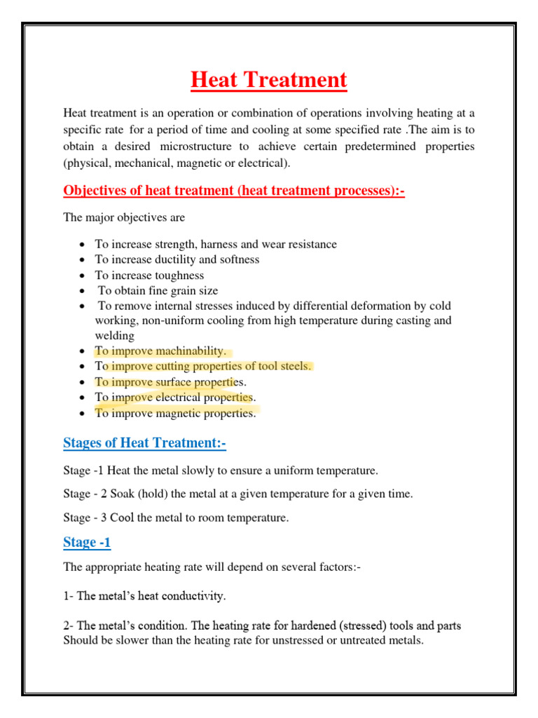 Lec. 15 Heat Treatment | PDF | Heat Treating | Steel