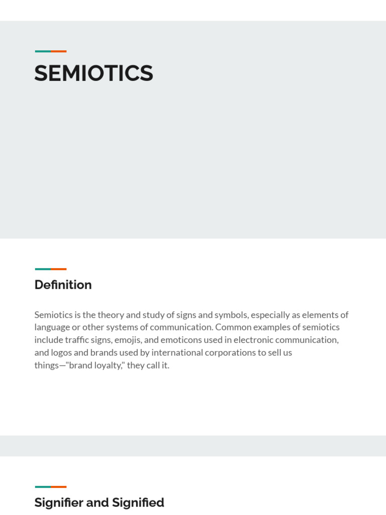 SEMIOTICS | PDF | Semiotics | Human Communication