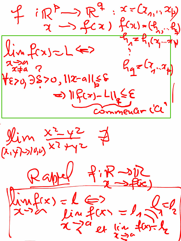 Plusieurs Variables 1 | PDF