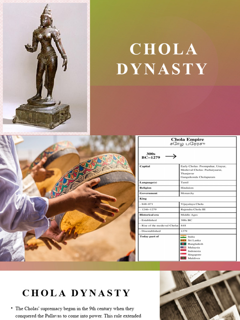 Chola Dynasty: Art, Literature & Legacy | PDF