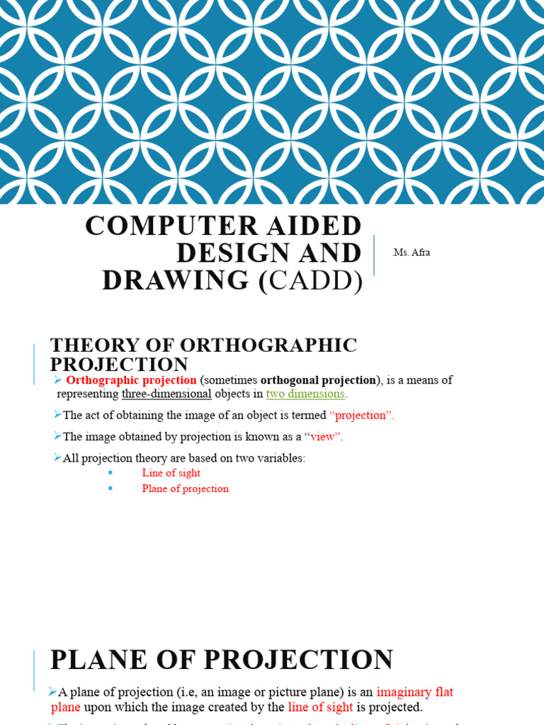 Orthographic Projection Techniques Explained | PDF | Geometry ...