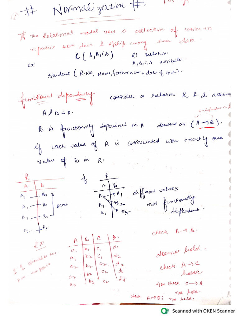 Normalisation 1 | PDF