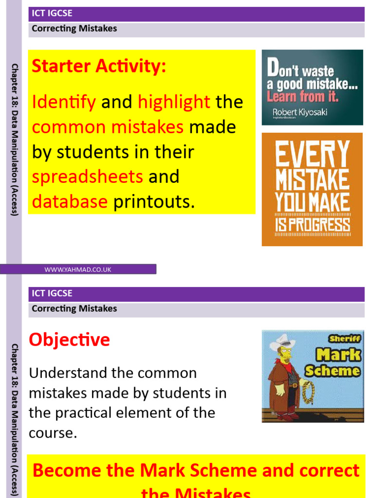 Lesson Objectives | Download Free PDF | Databases | Information Technology Management