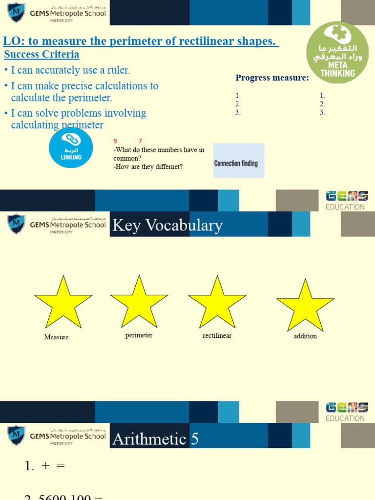 Maths Week 1 Lesson 1 | PDF | Cognition | Learning