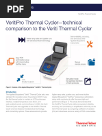 Veritipro Thermal Cycler Spec Sheet | PDF