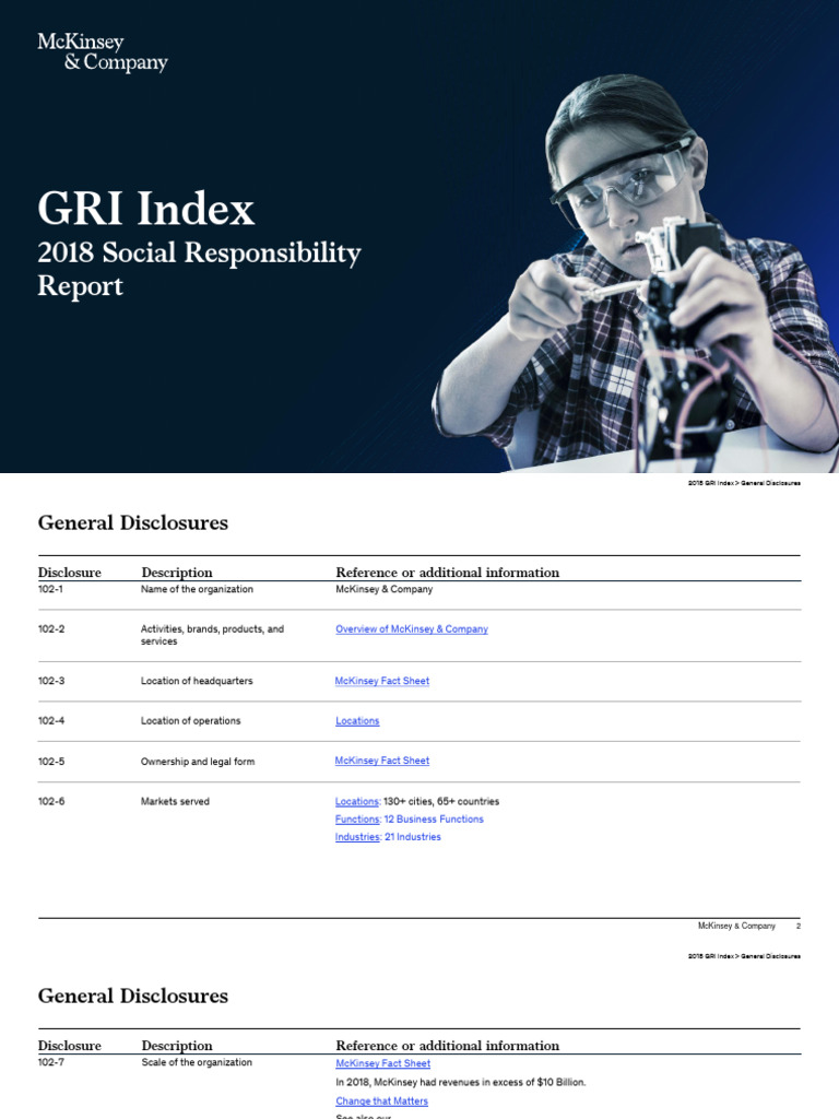 GRI Index 2018 | Download Free PDF | Carbon Footprint | Corporate ...