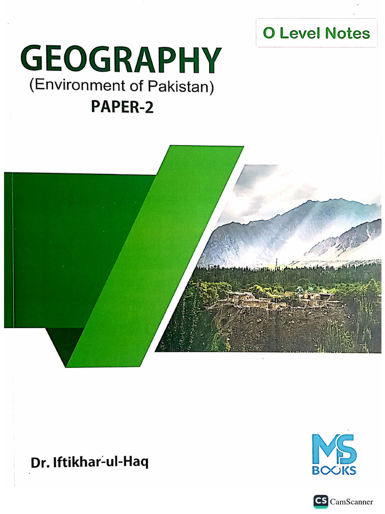O Level Pakistan Studies Paper 2 (GEOGRAPHY) Complete Notes | PDF