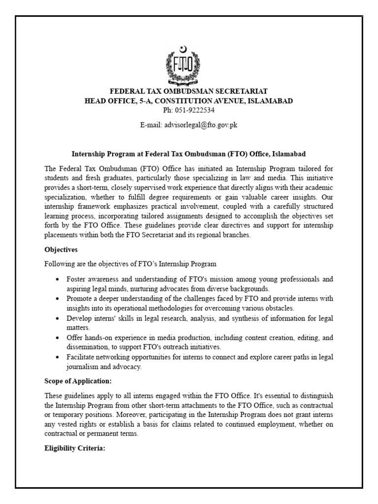 Internship Program Policy 2024 | PDF | Internship | Job Hunting