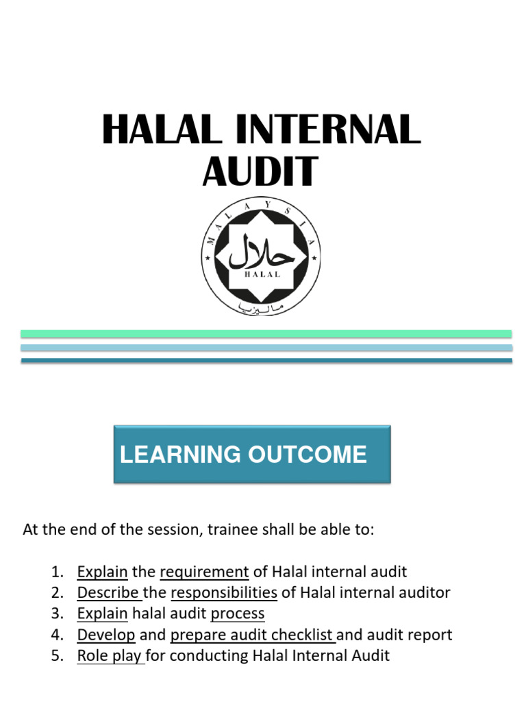 Halal Audit Training Guide | PDF | Audit | Internal Audit