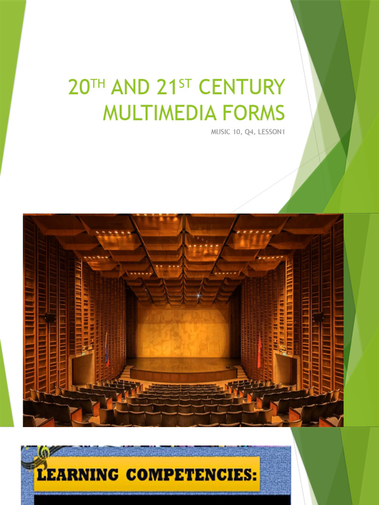 20th and 21st Century Multimedia Forms | PDF | Opera | Musical Theatre