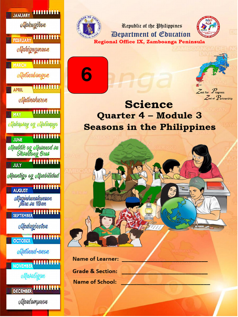 Seasons in the Philippines Module | PDF | Wet Season | Rain