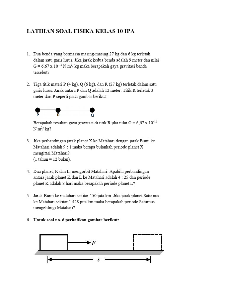 Latihan Soal Fisika 10 IPA Genap | PDF