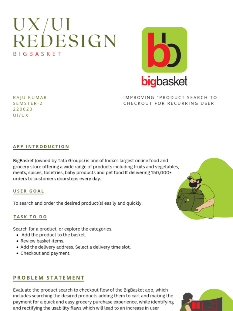 BigBasket Login Solution | PDF | User Experience | Usability