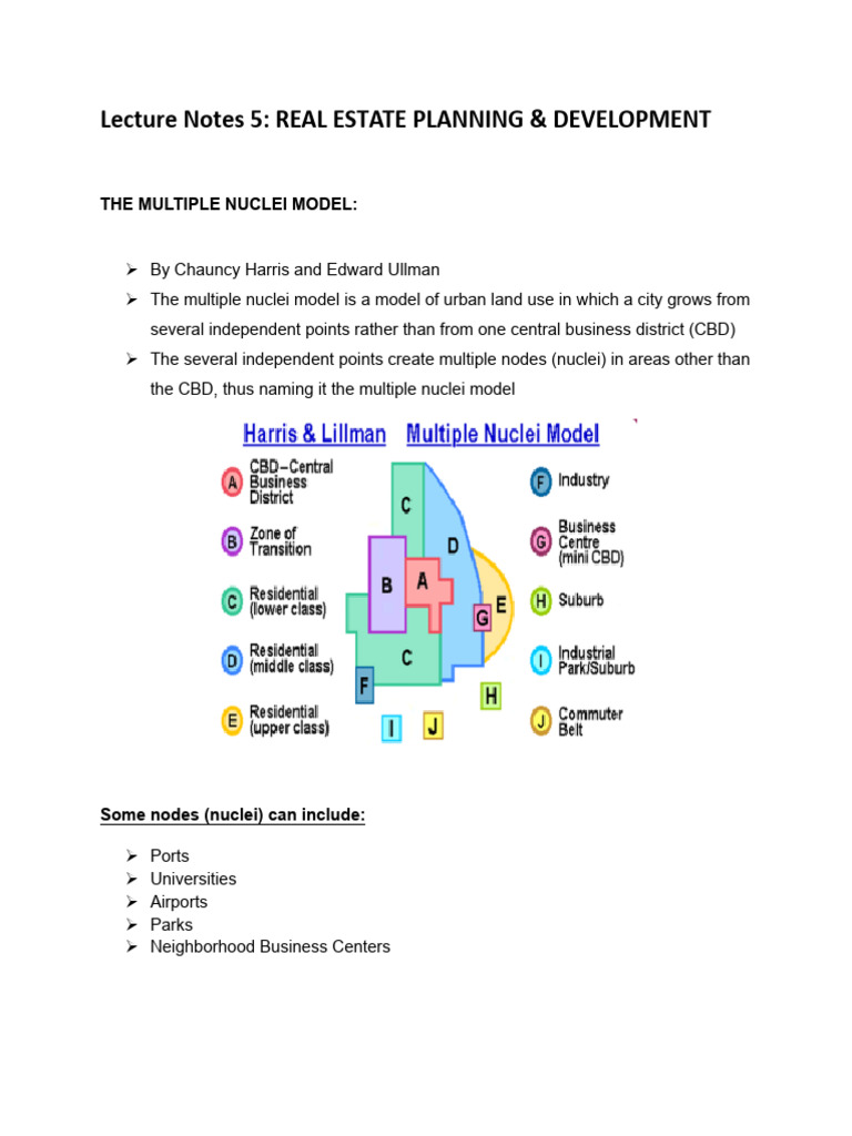 Lecture Note 5 Real Estate Planning & Development REM3 | PDF | Planning ...