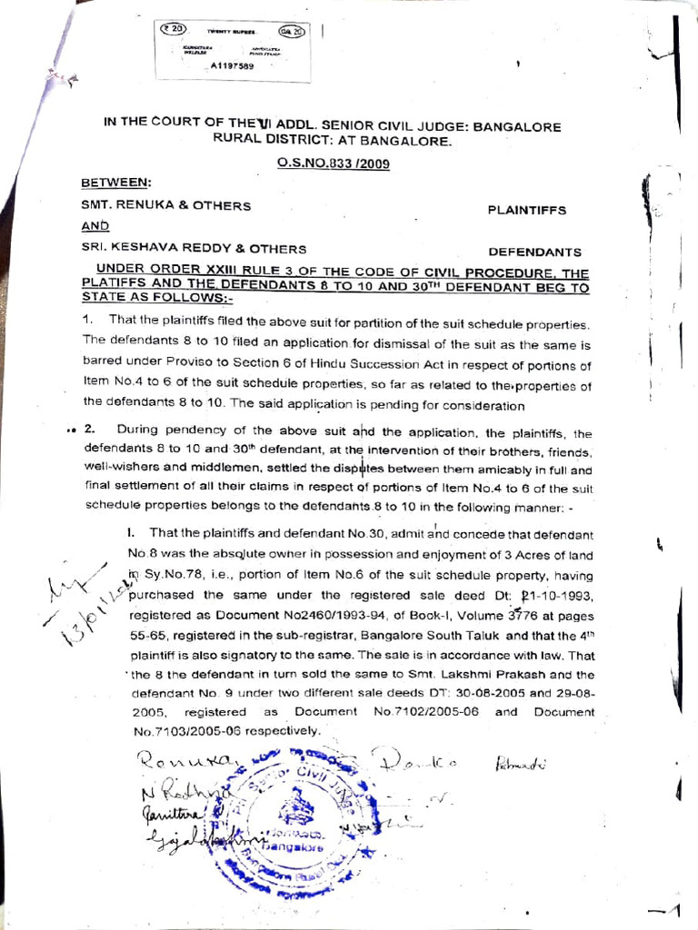 Enclosed Sale Deed | PDF | Lawsuit | Common Law