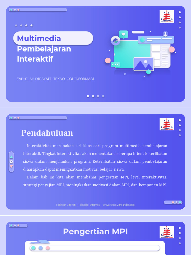 Multimedia Pembelajaran Interaktif | PDF