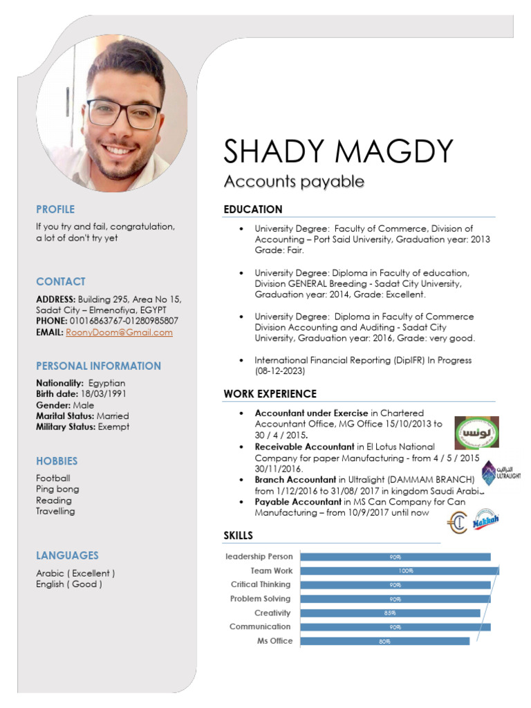CV - Shady Magdy | PDF