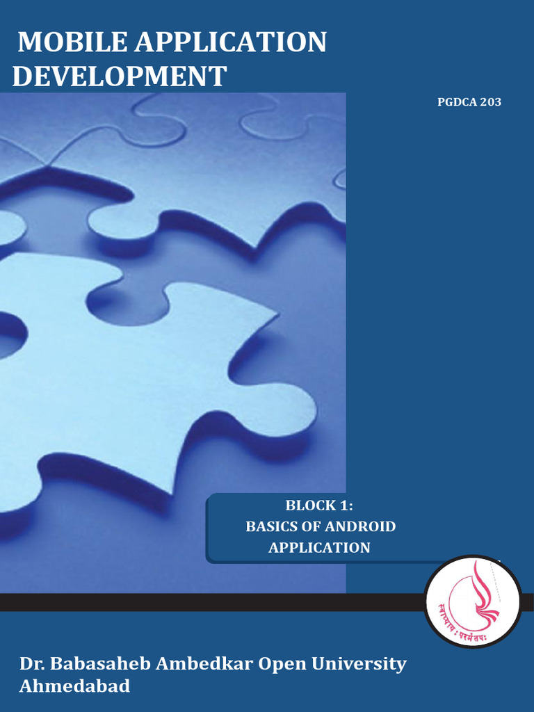 PGDCA203 SLM | PDF | Android (Operating System) | Java (Programming ...