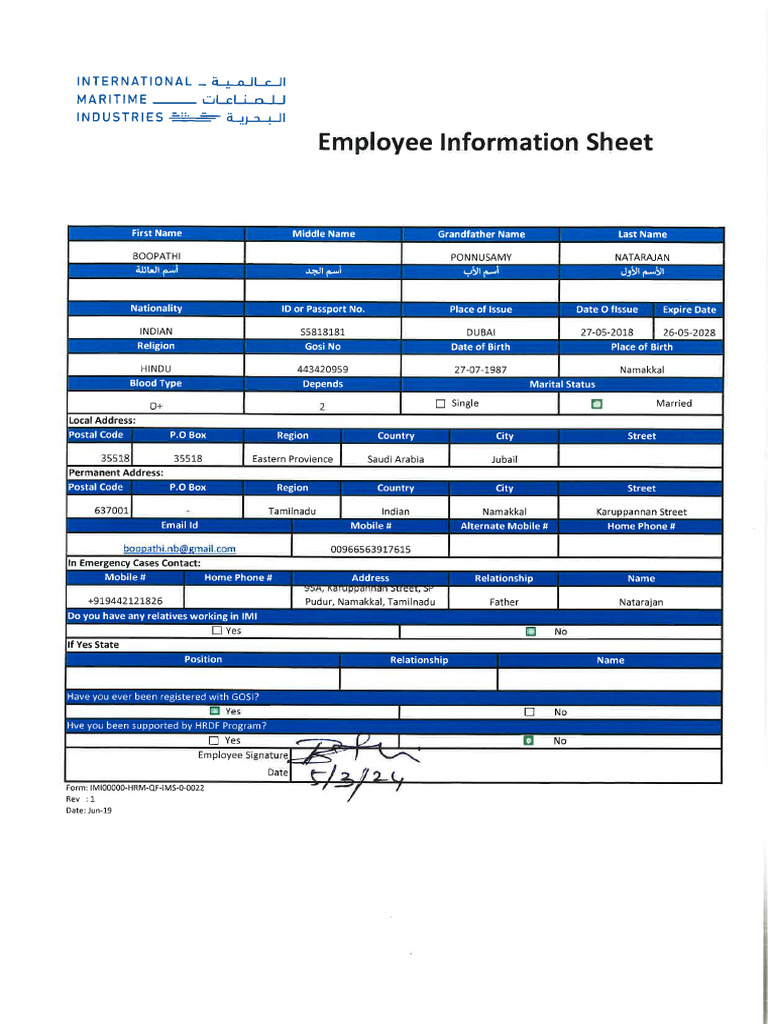 IMI New Data Sheet - Signed | PDF