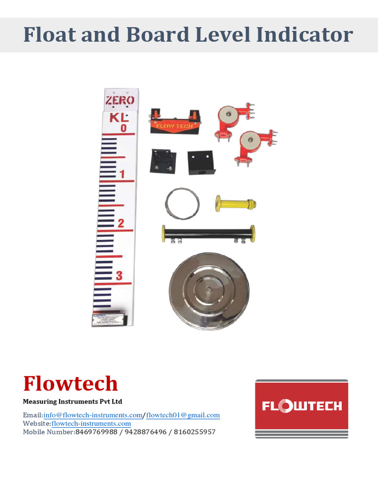 Float & Board Level Indicator | PDF | Buoyancy | Wire Float & Board Level Indicator | PDF | Buoyancy | Wire