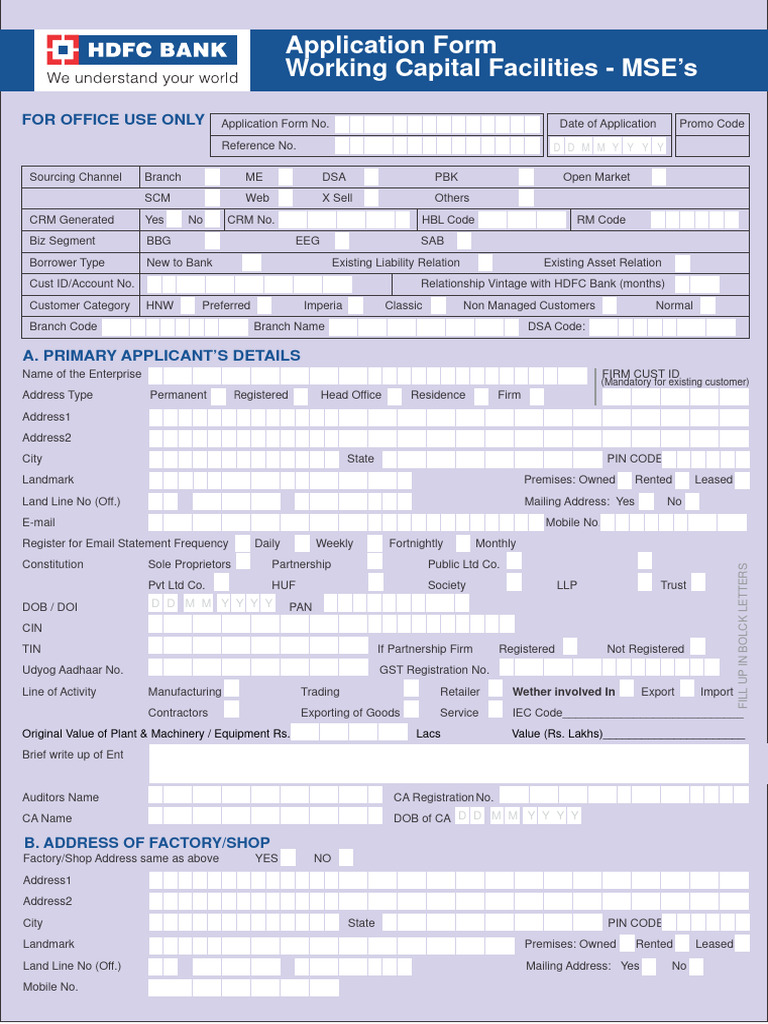 Appl Form & Annex-BBG | PDF | Interest | Banks