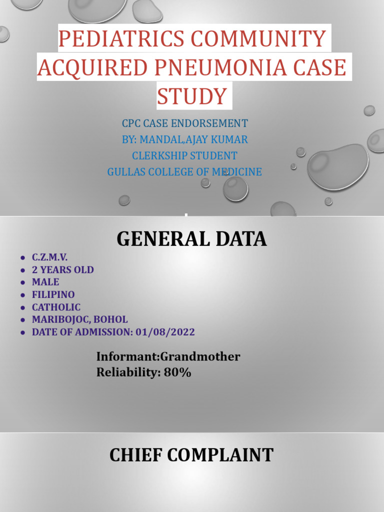 PCAP | PDF | Respiratory Diseases | Pneumonia