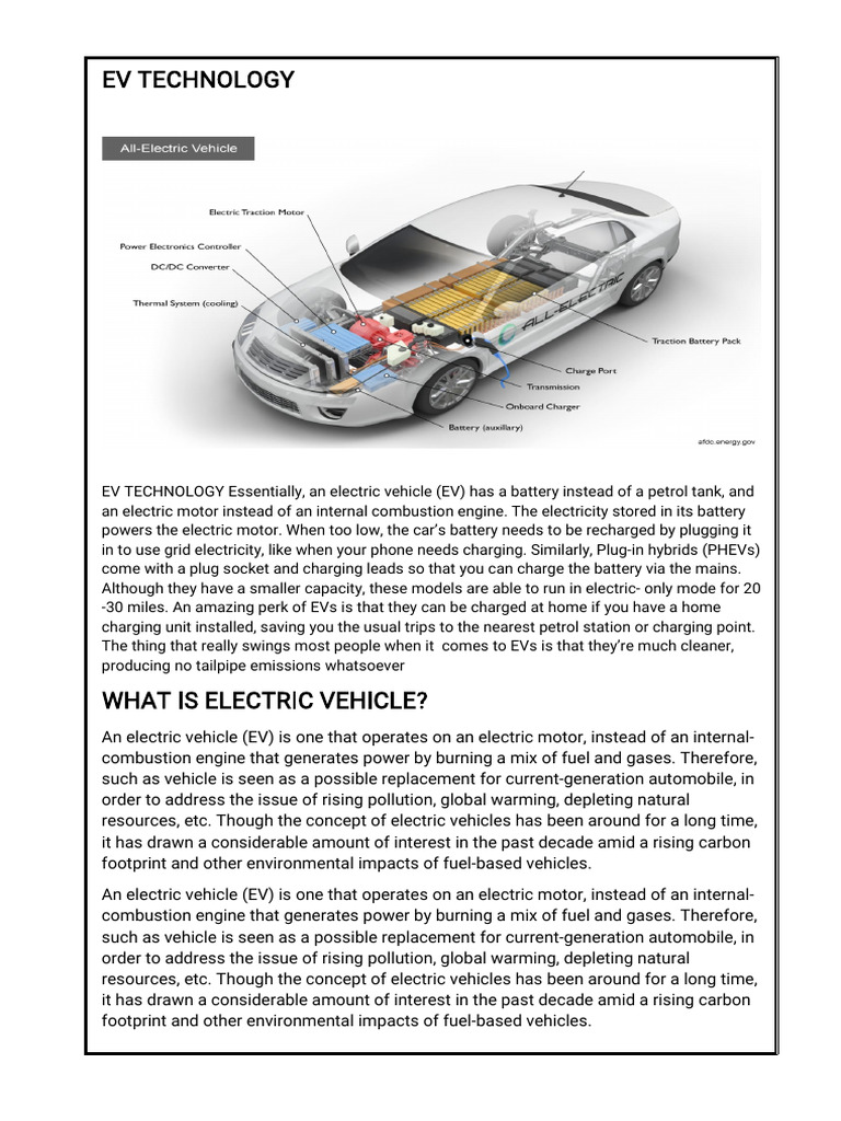 Cie 3 Report | PDF | Electric Vehicle | Battery Charger