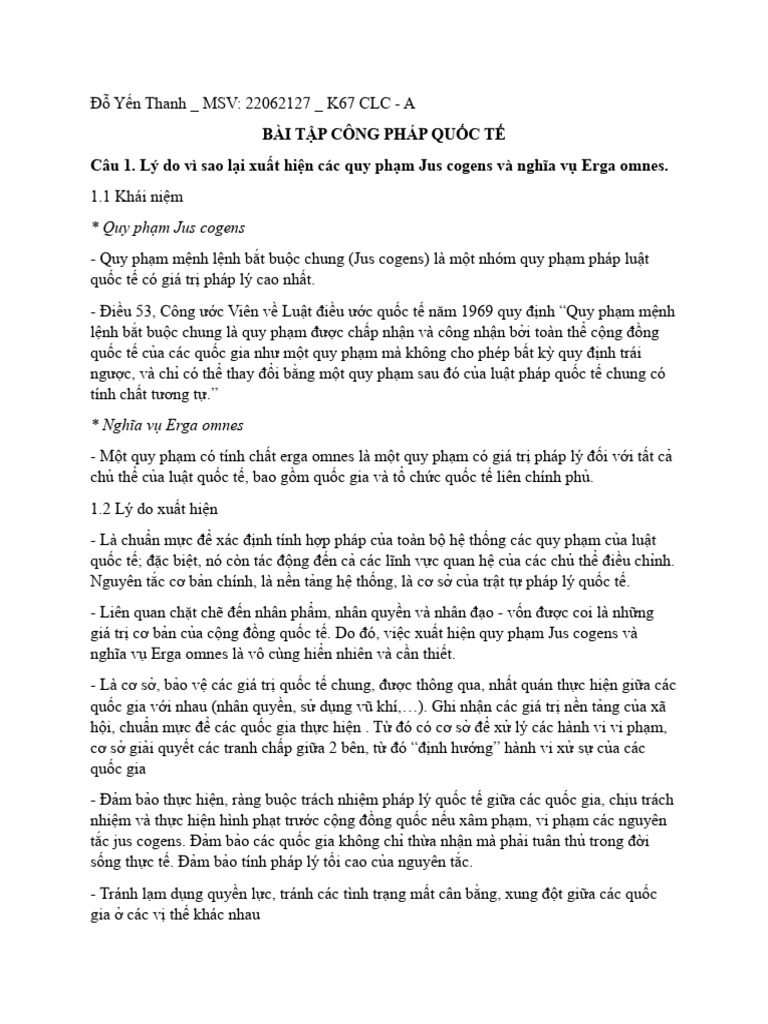 Bài tập CPQT | PDF