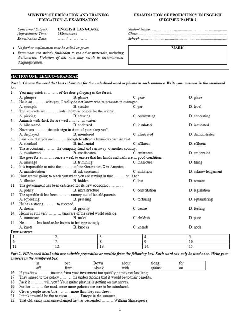 Specimen Paper - Gifted Student Examinations | PDF | Inflation | Prices