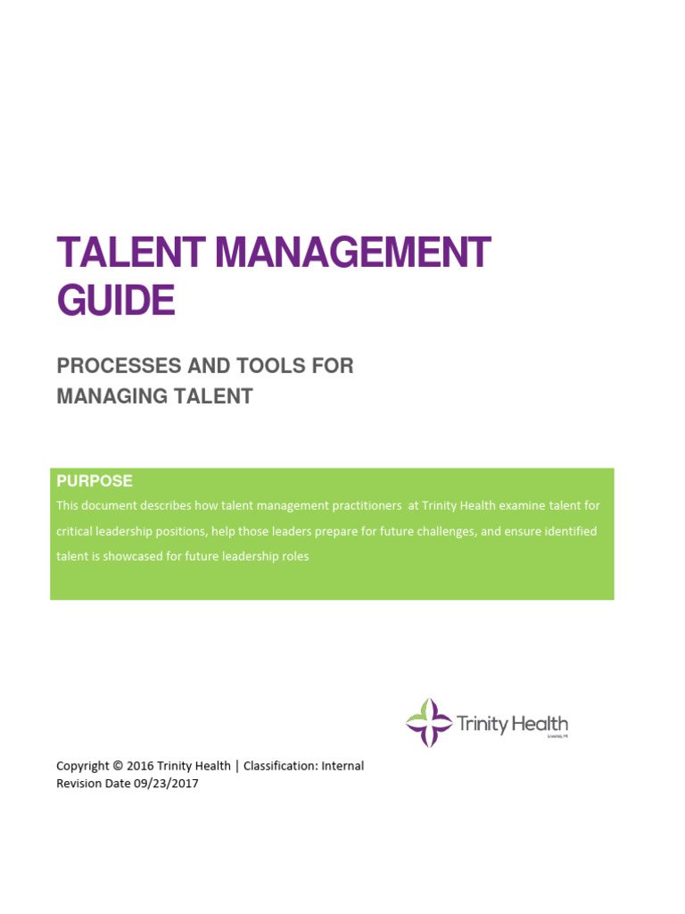 Talent Management Guide | PDF | Talent Management | Leadership