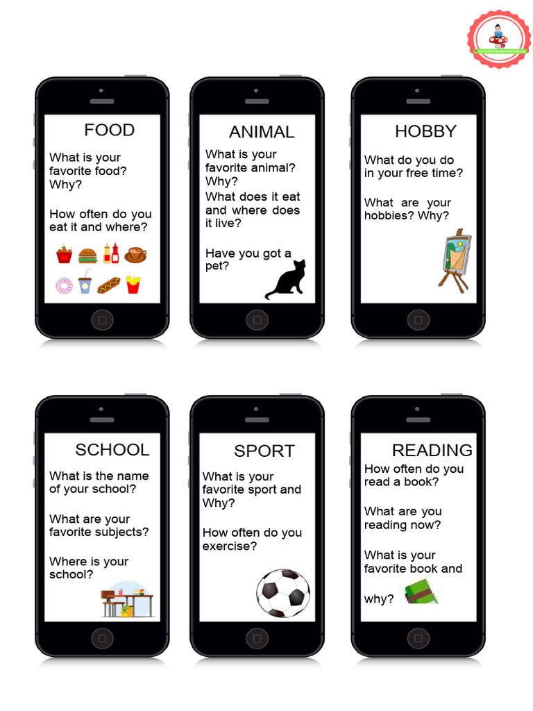 Speaking Cards Speaking Activity 151090 Pdf