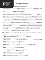 7th Grade English Verb Tense Test | PDF