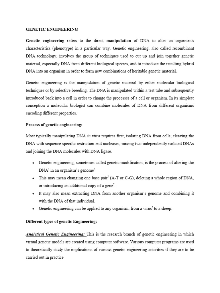 Unit 2 C | Download Free PDF | Genetic Engineering | Dna Unit 2 C | Download Free PDF | Genetic Engineering | Dna