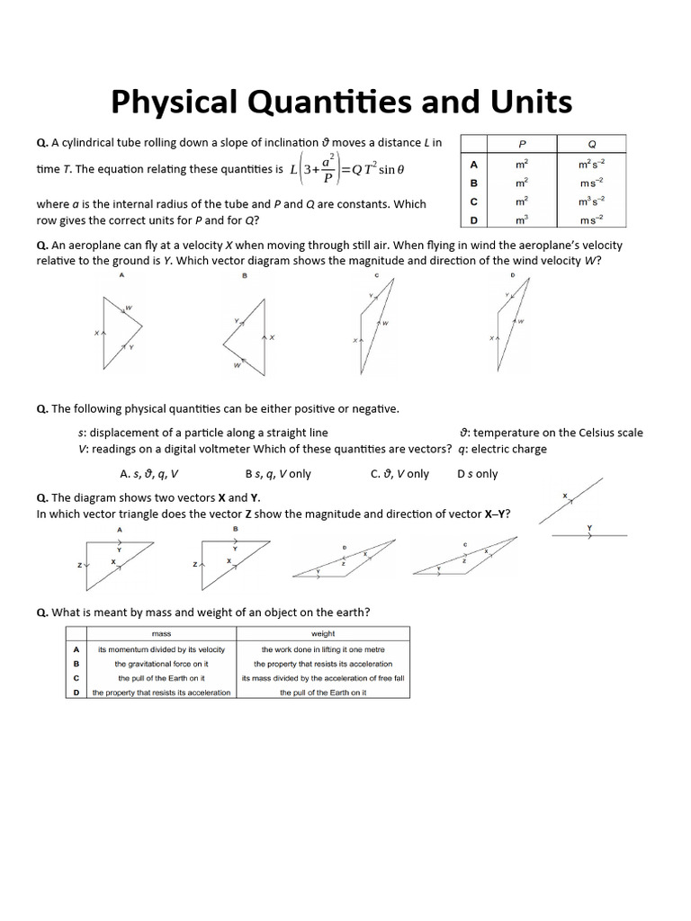 Physics Difficult MCQs | PDF | Collision | Momentum