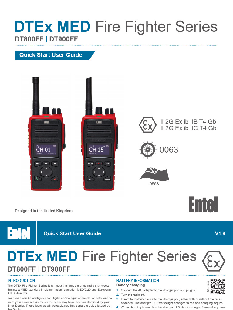DTEx MED FF User Guide | PDF | Battery Charger | Electrical Connector