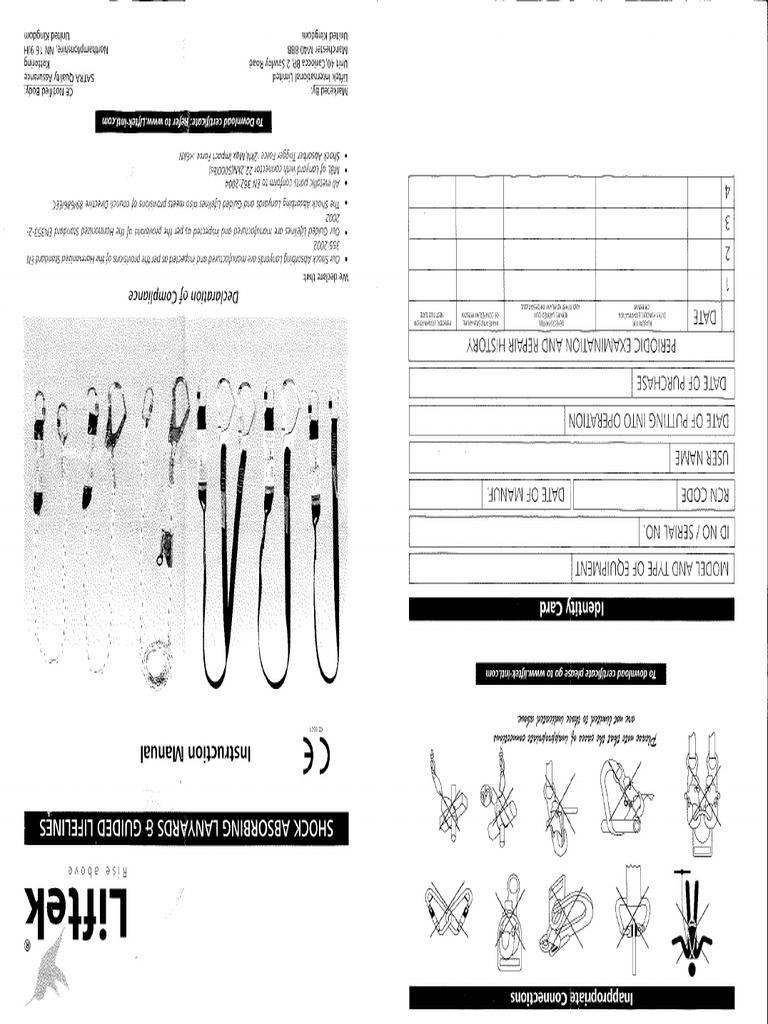 Harness Certificate General | PDF