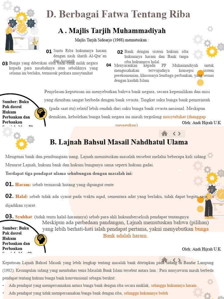 Berbagai Fatwa Tentang Riba Dan Hak Hak Lain Yang Diatur | PDF