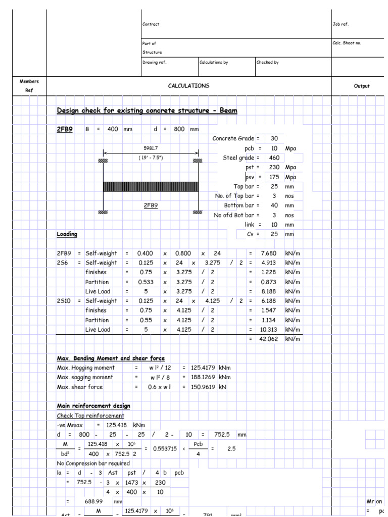 1989 RC Beam Design | PDF | Structural Engineering | Civil Engineering