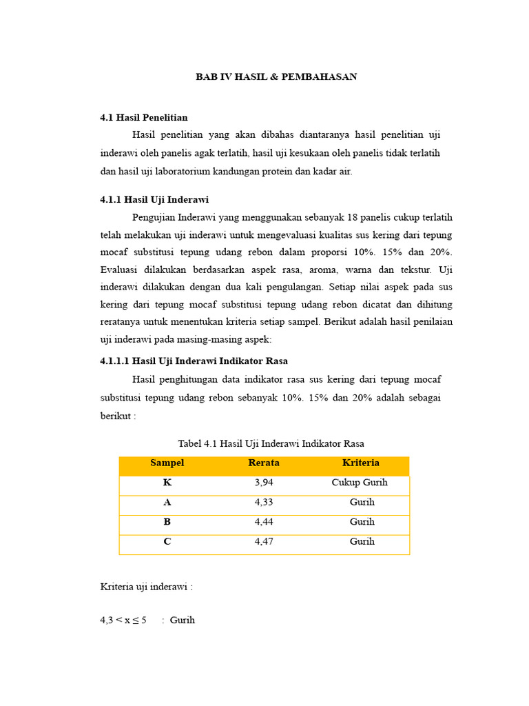 Bab Iv Hasil Dan Pembahasan | PDF