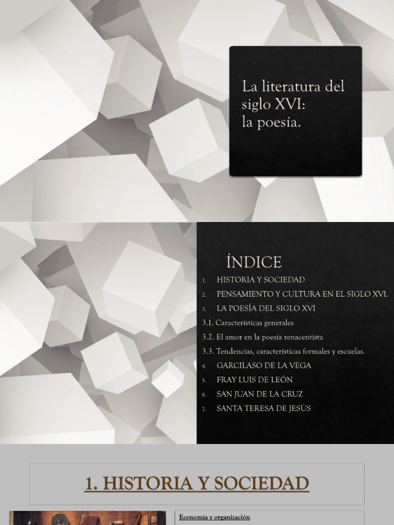 La Literatura Del Siglo XVI La Poesía | PDF | Poesía | Teresa De Ávila