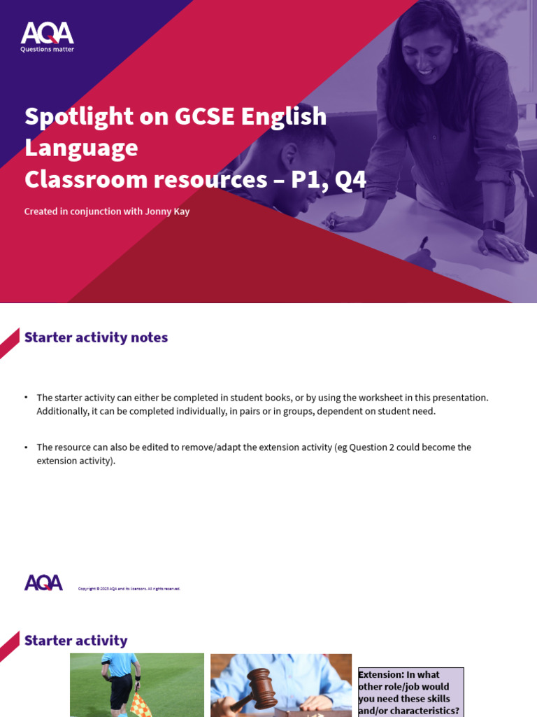 NEW - P1 Q4 Classroom Resources v1.0 | PDF | All Rights Reserved