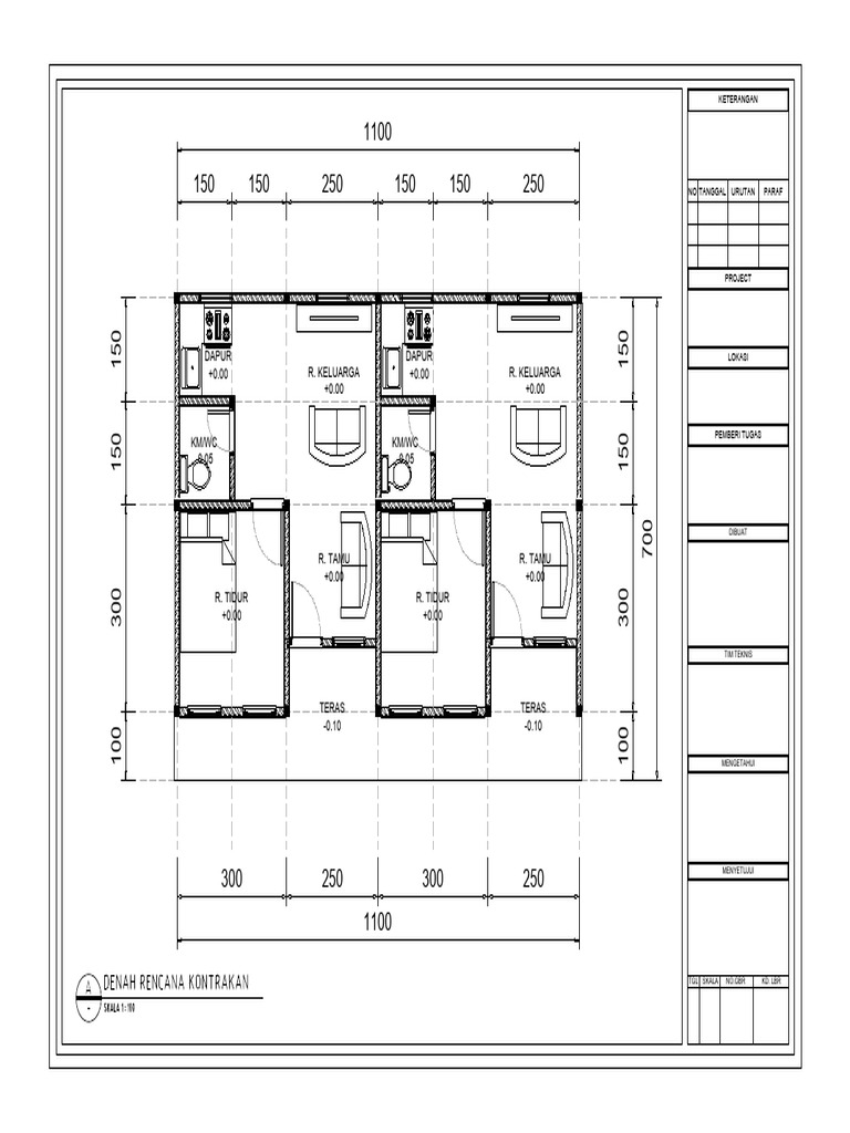 Denah Kontrakan | PDF