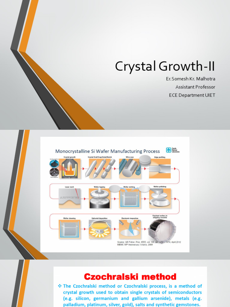 Crystal Growth II 1 | PDF | Crystal | Silicon