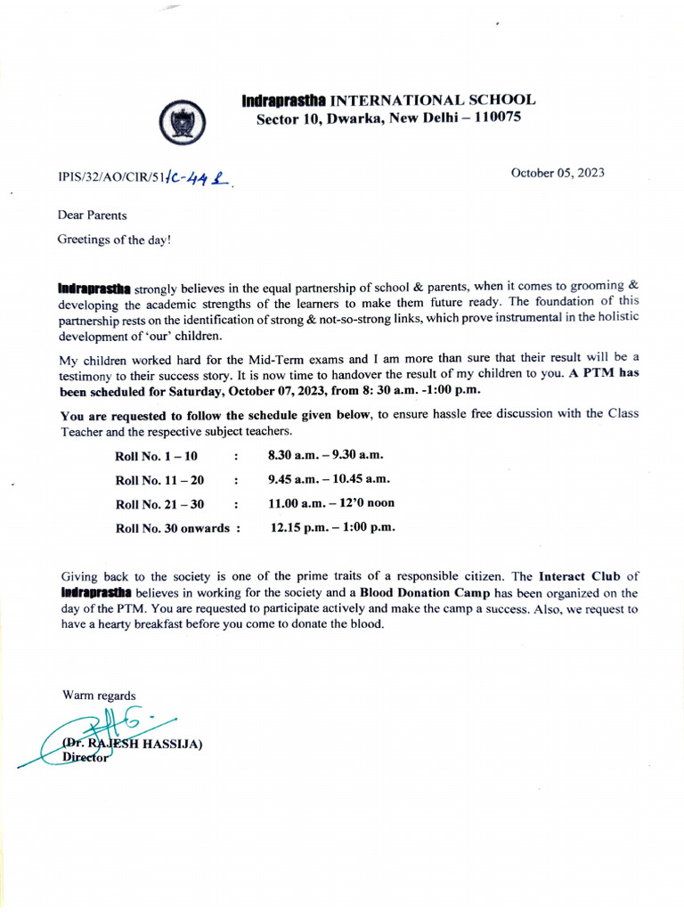 PTM Circular 2 | PDF