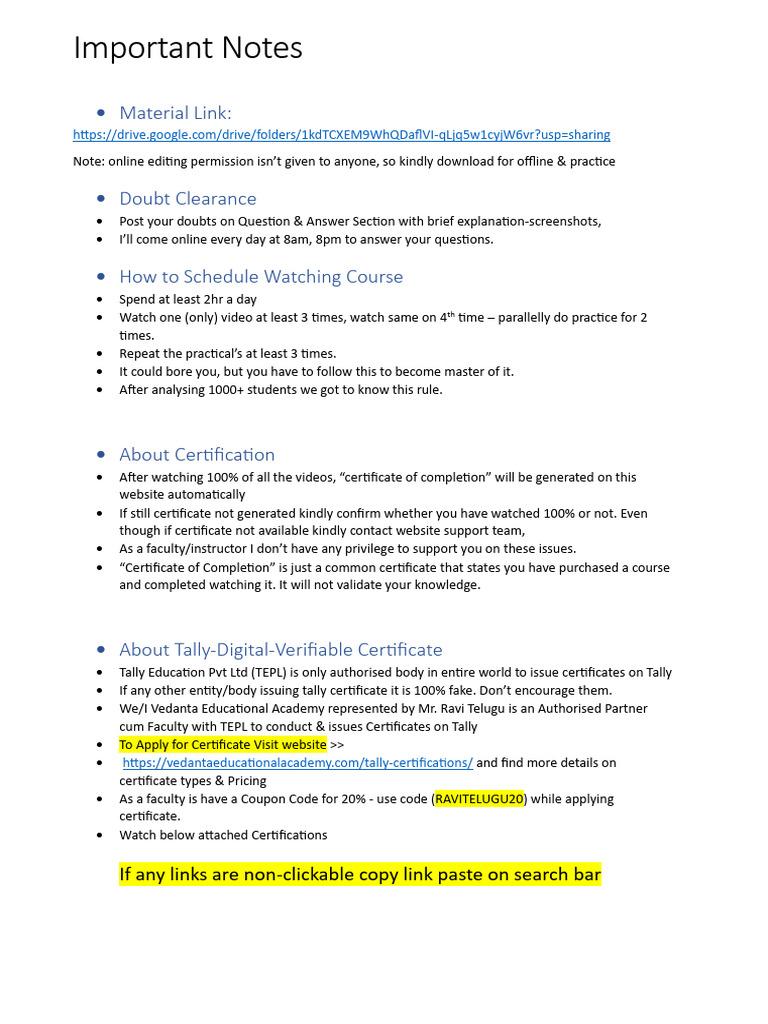 Important Notes PDF | PDF | Online And Offline | Cyberspace