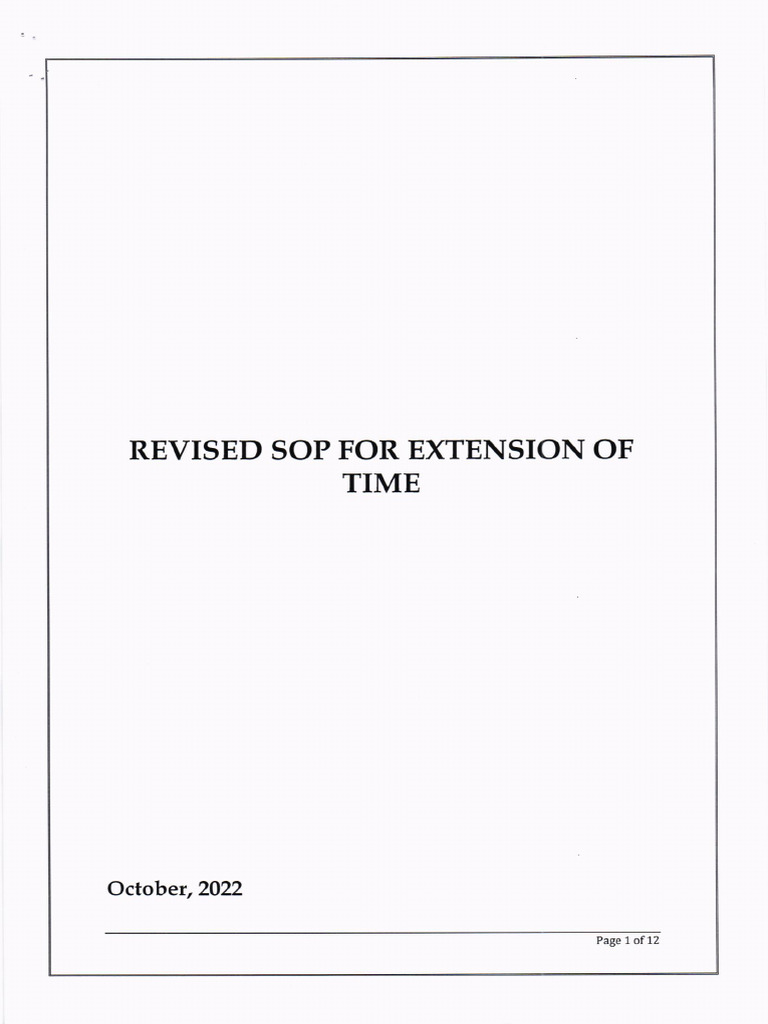 Eot Sop | PDF | Employment | Consultant