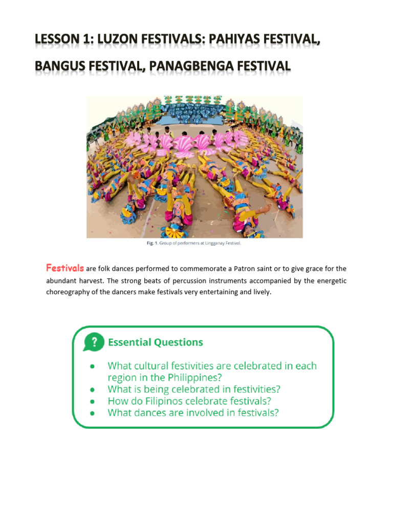 Philippine Festival Dance Highlights | PDF | Cebu | Philippines