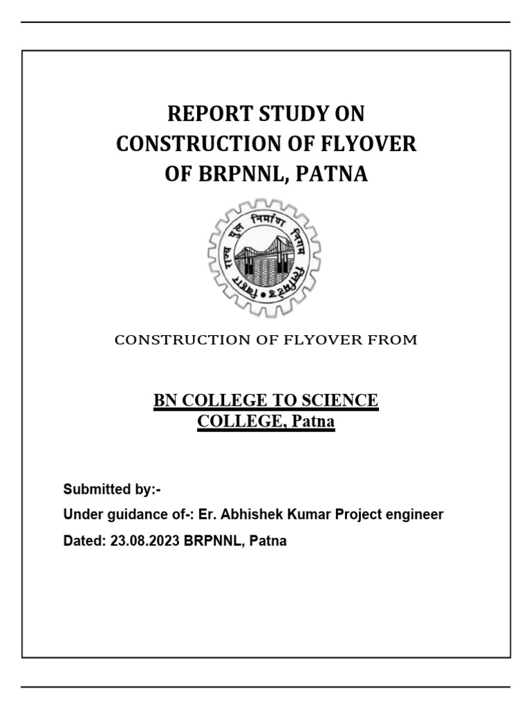 REPORT Flyover | PDF | Deep Foundation | Concrete
